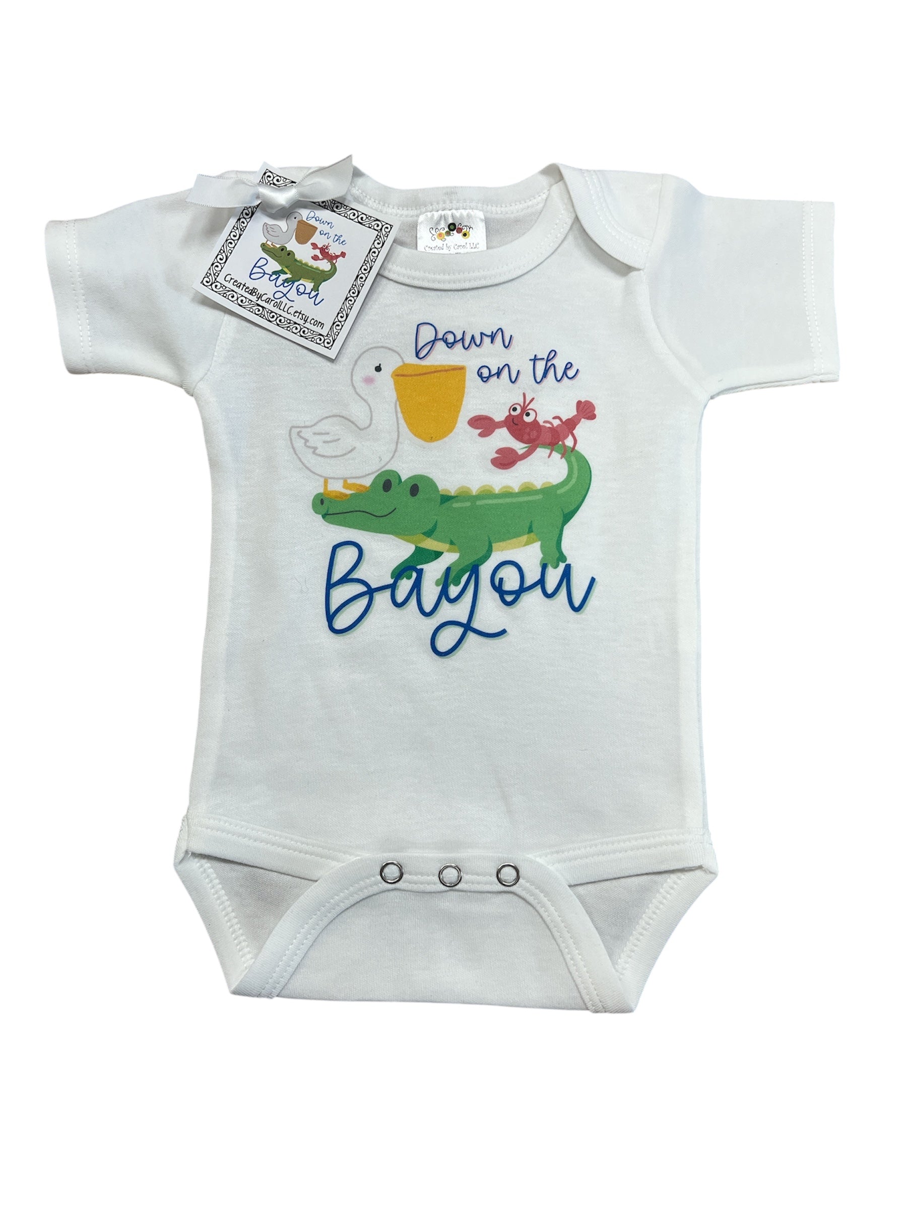 Down On the Bayou Baby Onesie – MJ's Metairie